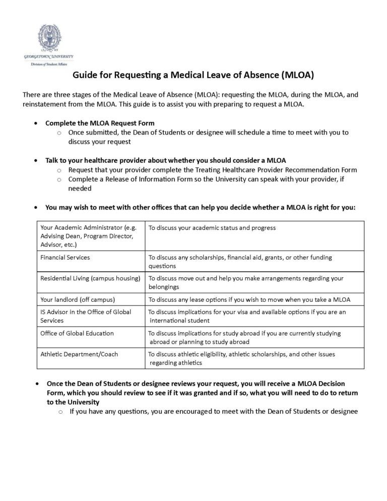 Medical Leave of Absence Guides | Division of Student Affairs ...
